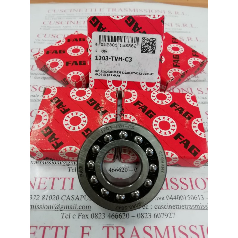 Cuscinetto 1203-TVH-C3 FAG 17x40x12