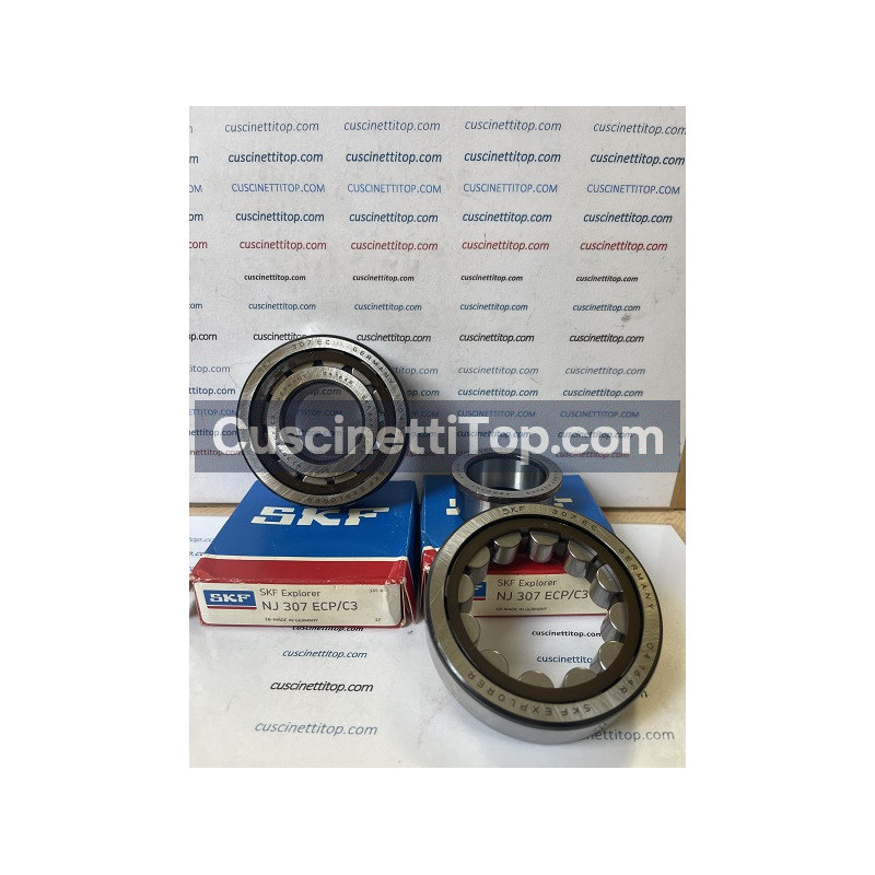 Cuscinetto NJ 307 ECP/C3 SKF 35x80x21